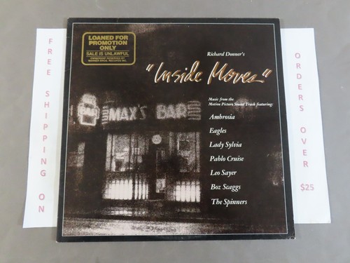 INSIDE MOVES ORIGINAL SOUNDTRACK 1980 1ST PRESS PROMO LP EAGLES BOZ SCAGGS | eBay