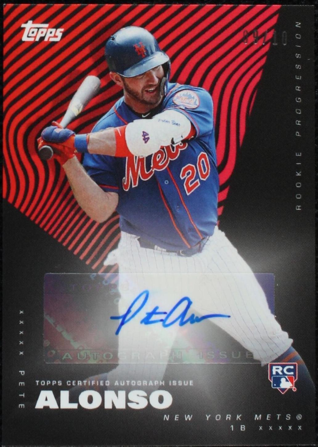 2019 Topps On Demand Rookie Progression - Pete Alonso #21C-A Parallel C ...