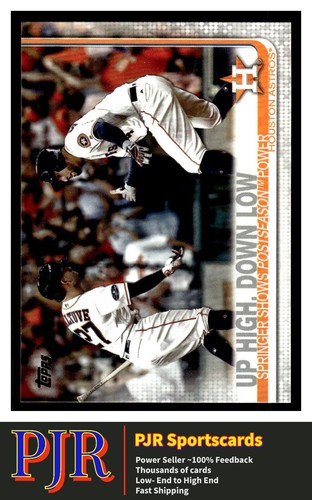 2019 Topps #447 Up High, Down Low CPC, CL Houston Astros 35% Off 4+ | eBay