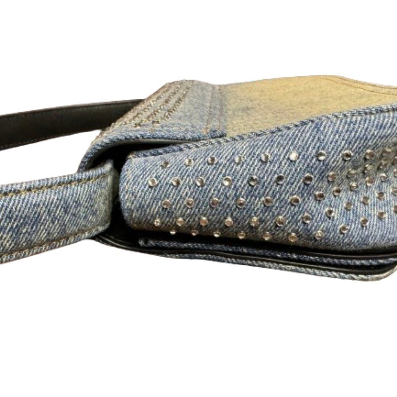 Diesel 1DR crystal-embellished Bag - Blue Denim | eBay