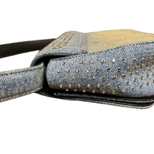 Diesel 1DR crystal-embellished Bag - Blue Denim | eBay