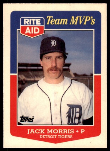 1988 Topps Rite-Aid Jack Morris Baseball Cards #27 | eBay