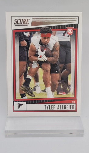 2022 PANINI SCORE TYLER ALLGEIER RC #335 ATLANTA FALCONS ROOKIE CARD ...