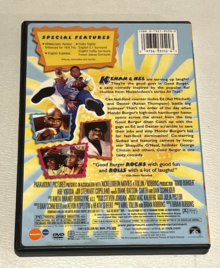 Good Burger Dvd