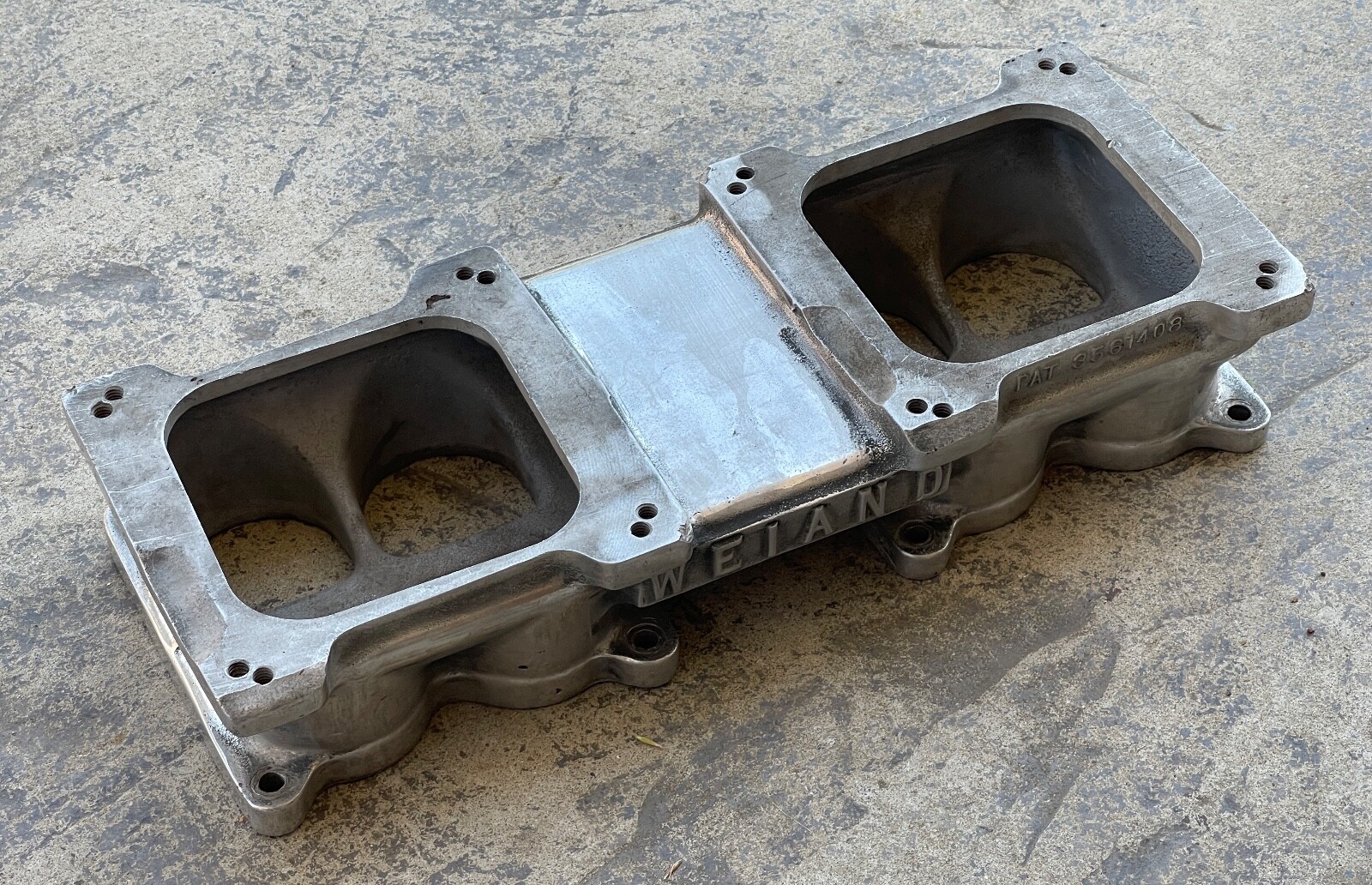 Weiand Tunnel RAM Intake Manifold Top 2x4 1911 MOPAR 426 HEMI BBC Chevy ...