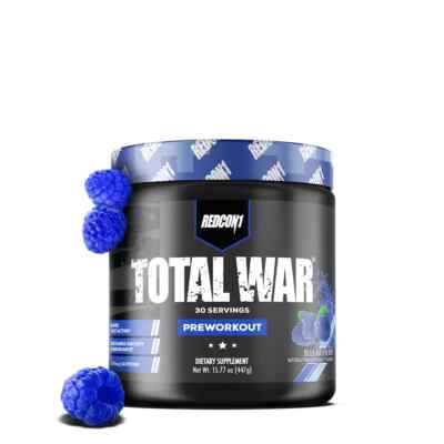 Redcon1 Total War Preworkout 30 Serving Powder Redcon Blue Raspberry | eBay