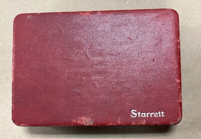Vintage Starrett No. 196-A Dial Test Indicator Set With Original Box ...