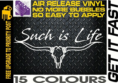 Such is Life Car Sticker Ned Kelly 4x4 car ute decal | eBay Australia