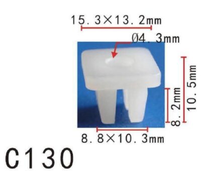 5PCS Adjusting Nylon Grommets 01281-00111 Fit Honda 90656-671-6310M1 | eBay