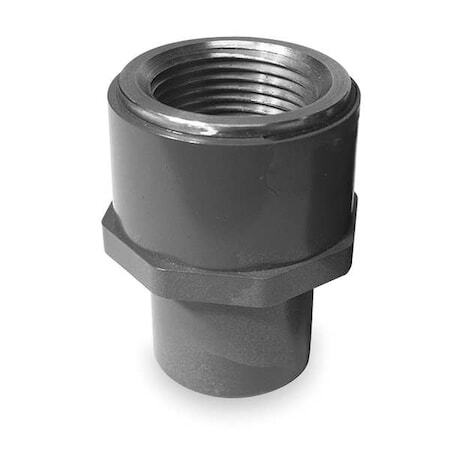 Zoro Select 878-010Br Pvc, Brass Transition Adapter, Fnpt X Spg, 1 In ...