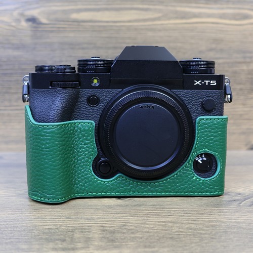 Genuine Real Leather Half Case Grip for FUJIFILM FUJI X-T5 XT5 | eBay UK