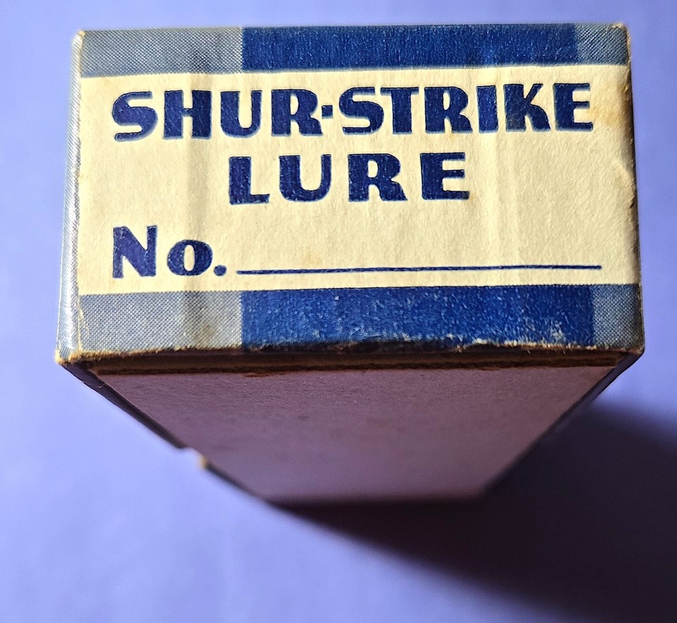 Shur-Strike River Wobbler Runt Fishing Lure S6116 Blue Box Minnow Scale ...