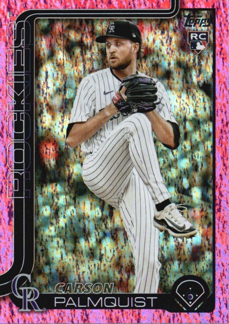 2025 Topps Update Series - Carson Palmquist #US321 Pink Holo Foil (RC ...