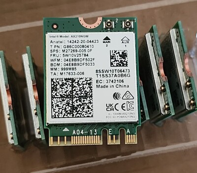 Original Intel WiFi 6E AX210 M.2 2230 2X2 AX Bluetooth 5.2 NO VPRO ...