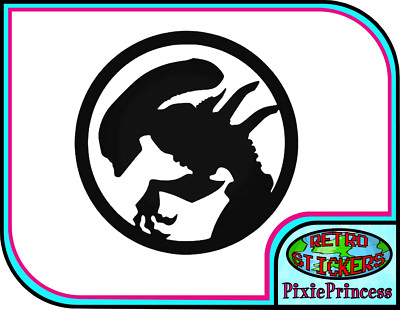 Alien Aliens Xenomorph A Vinyl Sticker Wall Art Bedroom Man Cave Window ...