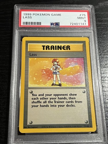 1999 POKEMON LASS PSA 9 MINT BASE SET CARD #75/102 | eBay