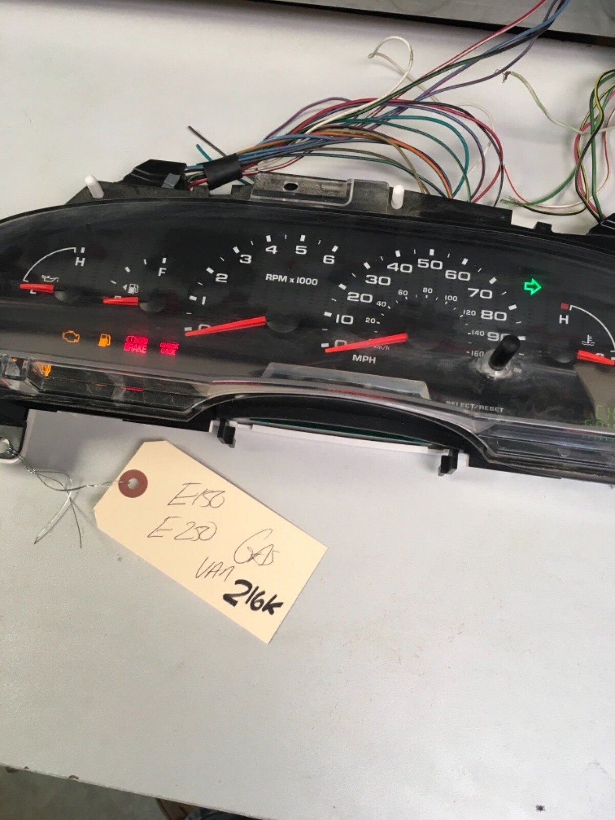 05 06 07 Ford E 250, E350 Speedometer. Van. REFURBISHED. 5C2T-10849-AJ ...