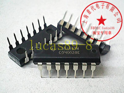 Imported from CD4002 directly inserted CD4002BE DIP14 double 4 input or ...