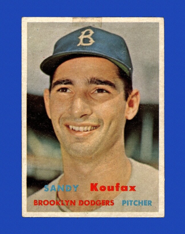 1957 Topps Set-Break #302 Sandy Koufax LOW GRADE (filler) *GMCARDS* | eBay