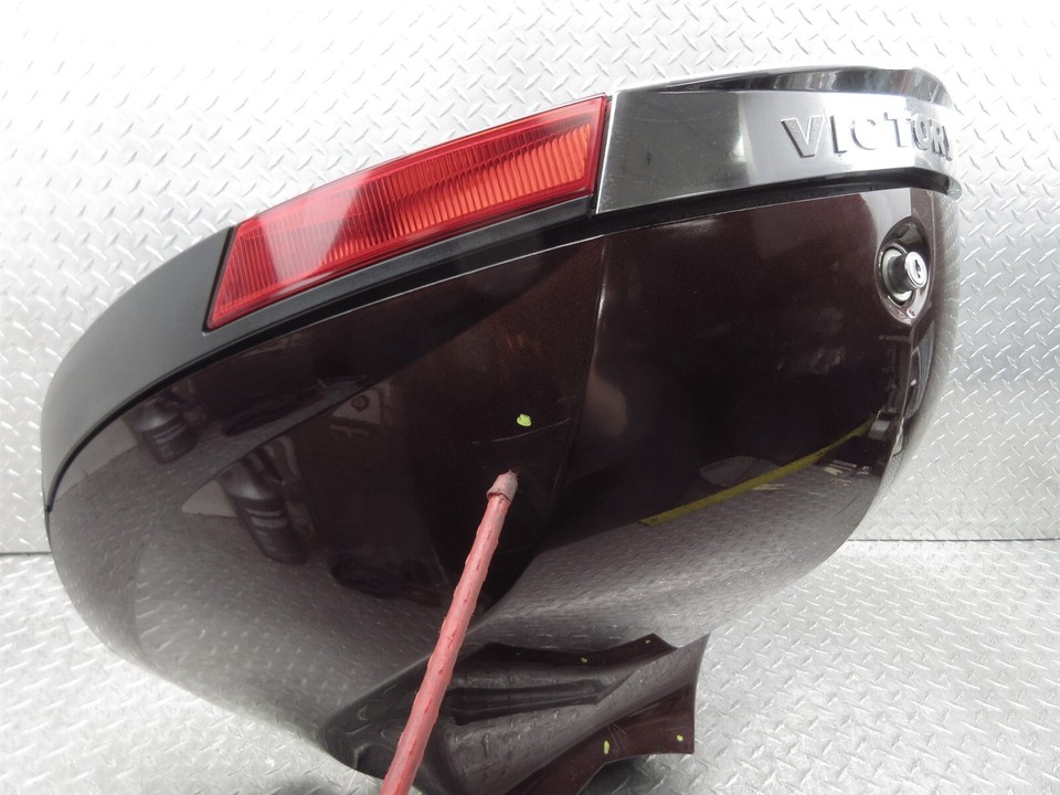 2008 08-09 Victory Vision Deluxe Rear Trunk Luggage Cargo Case Backrest ...