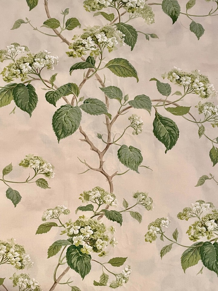 COLEFAX AND FOWLER Summerby Leaf Green chintz cotton multipurpose 9 ...