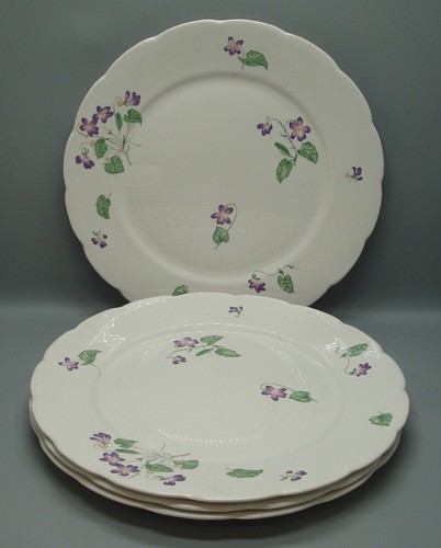 Lenox SPRING VIOLETS Dinner Plate SOLD IN SET OF FOUR More Here | eBay