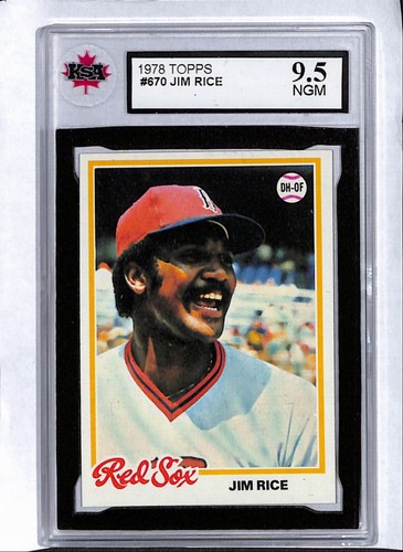 1978-79 Topps Jim Rice KSA 9.5 (DP) #670 | eBay