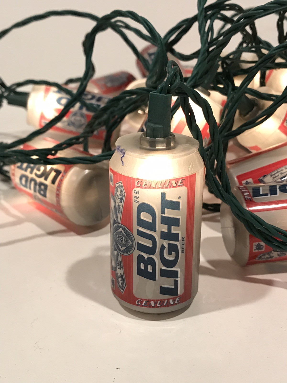 Budweiser Millennium Glass Bottle & Bud Light Holiday light strand | eBay