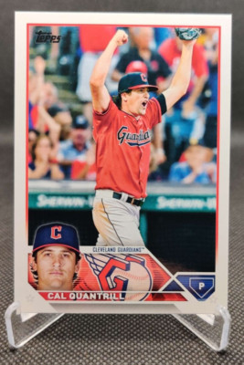 2023 Topps Series 1 #255 CAL QUANTRILL Cleveland Guardians baseball ...