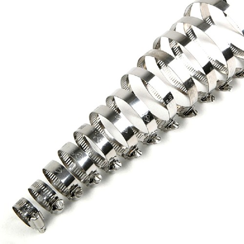 8-12mm~100-120mm Stainless Steel Hose Clamp Pipe Clip Pipe Clamp Water ...