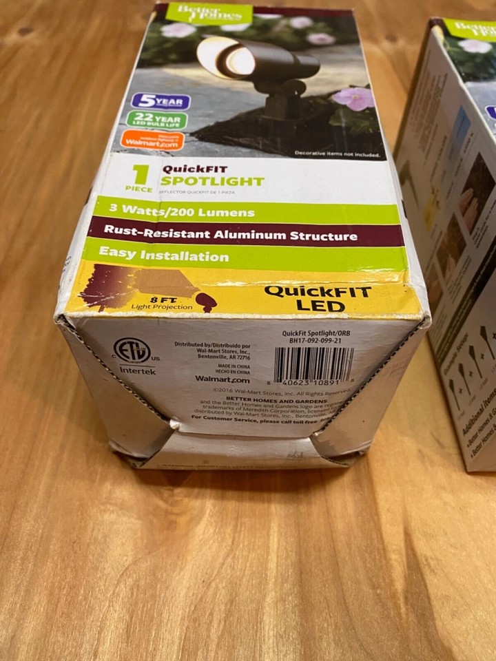 Better Homes & Gardens QuickFIT LED Spotlight 3 Watts 200 Lumens Brand ...