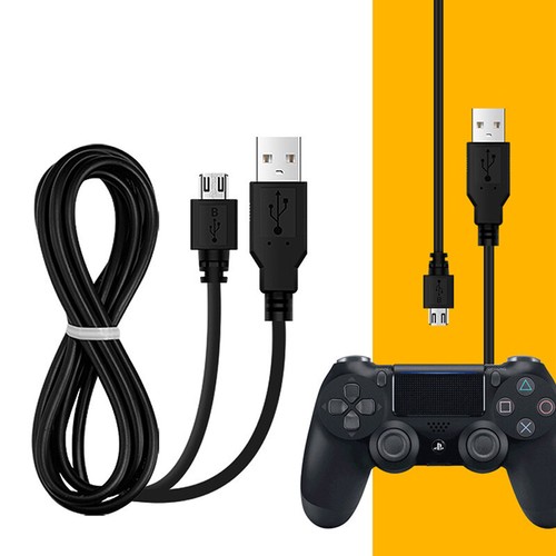 For ps4 slim/pro USB Charging Cable Data Transmission Charger Cord ...