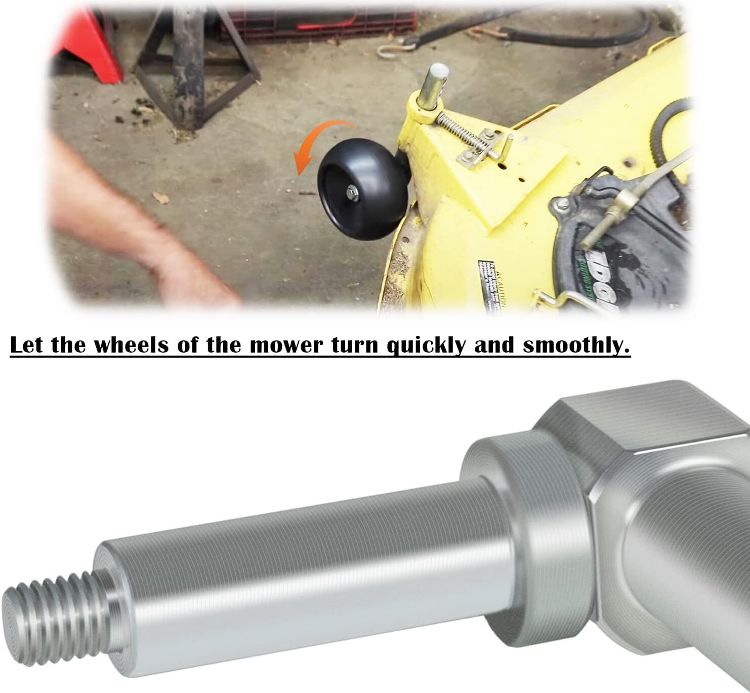Mower Deck Gage Wheel Arm AM136328 For John Deere X300 X320 X500 X530 ...