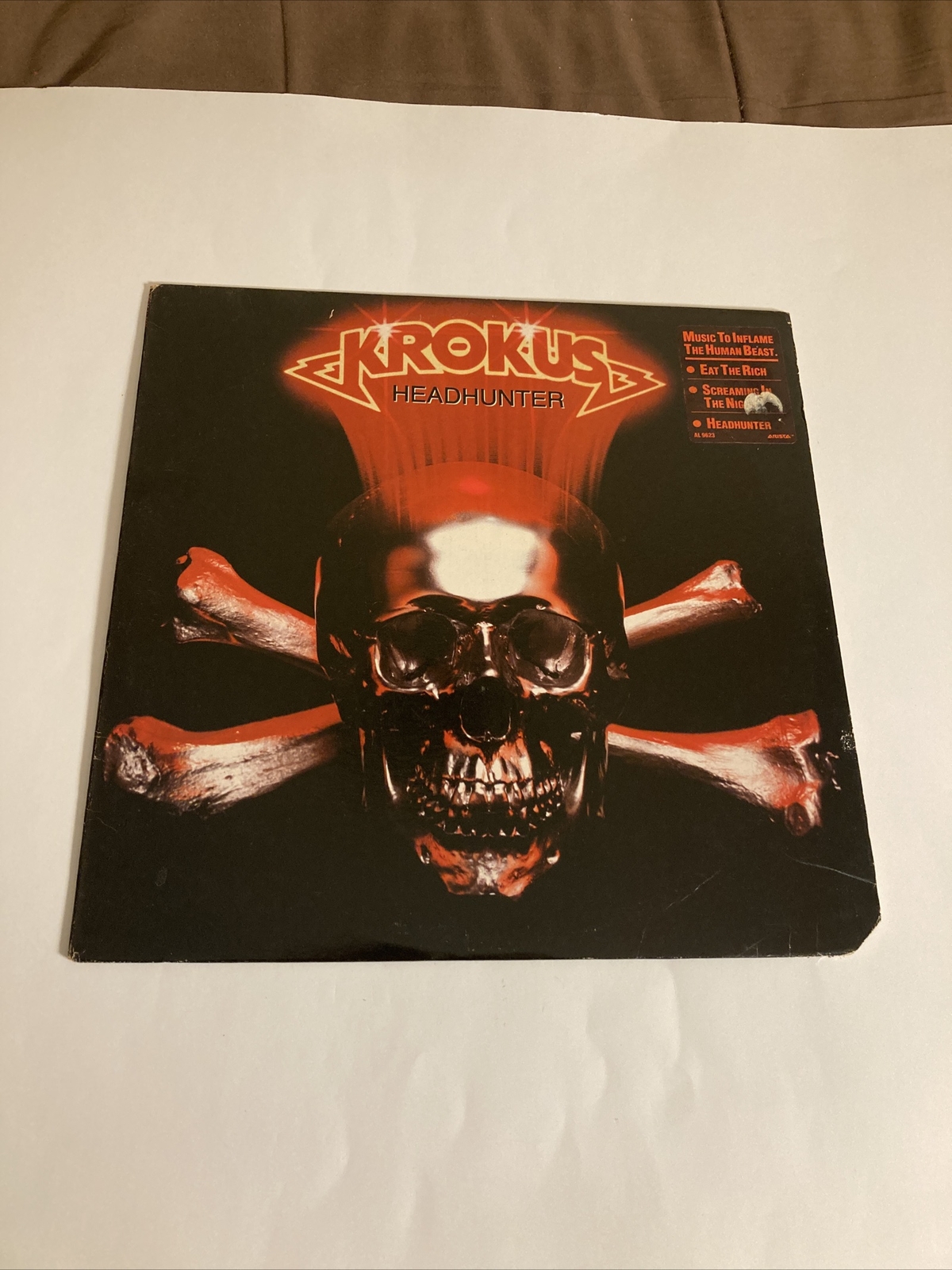 Krokus : Headhunter LP Vinyl Record Arista AL 9623 | eBay