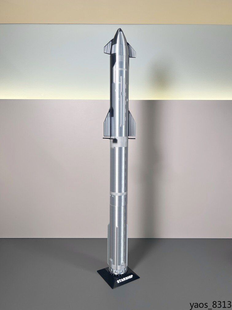 1/200 Scale SpaceX Starship Super Heavy Propulsion Rocket Model Toy ...