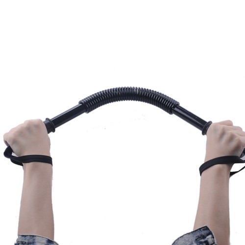 20KG Arm Rod Spring Steel Exerciser Power Hand Gripper Strength ...