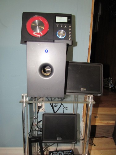 TEAC Micro Hi-Fi System MC-DX32i Subwoofer, Speakers, Remote- Complete ...