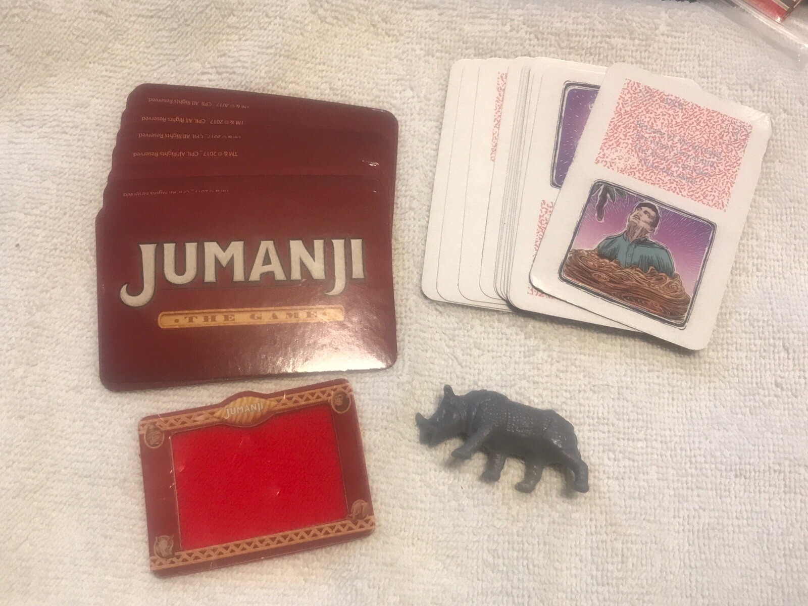 Jumanji Board Game Replacement Pieces 30 Danger Cards | eBay