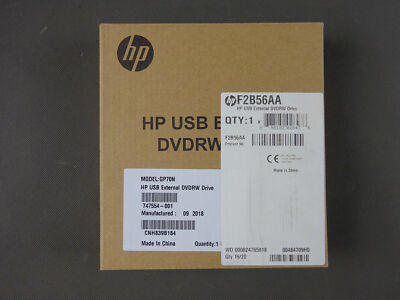 HP DVD-RW USB Externes Laufwerk (F2B56AA / GP70N) 888182028476| eBay