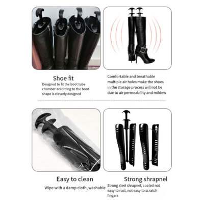 Boot Shoe Tree With Handle For Shoe Care Maintain Shape And Prevent ...