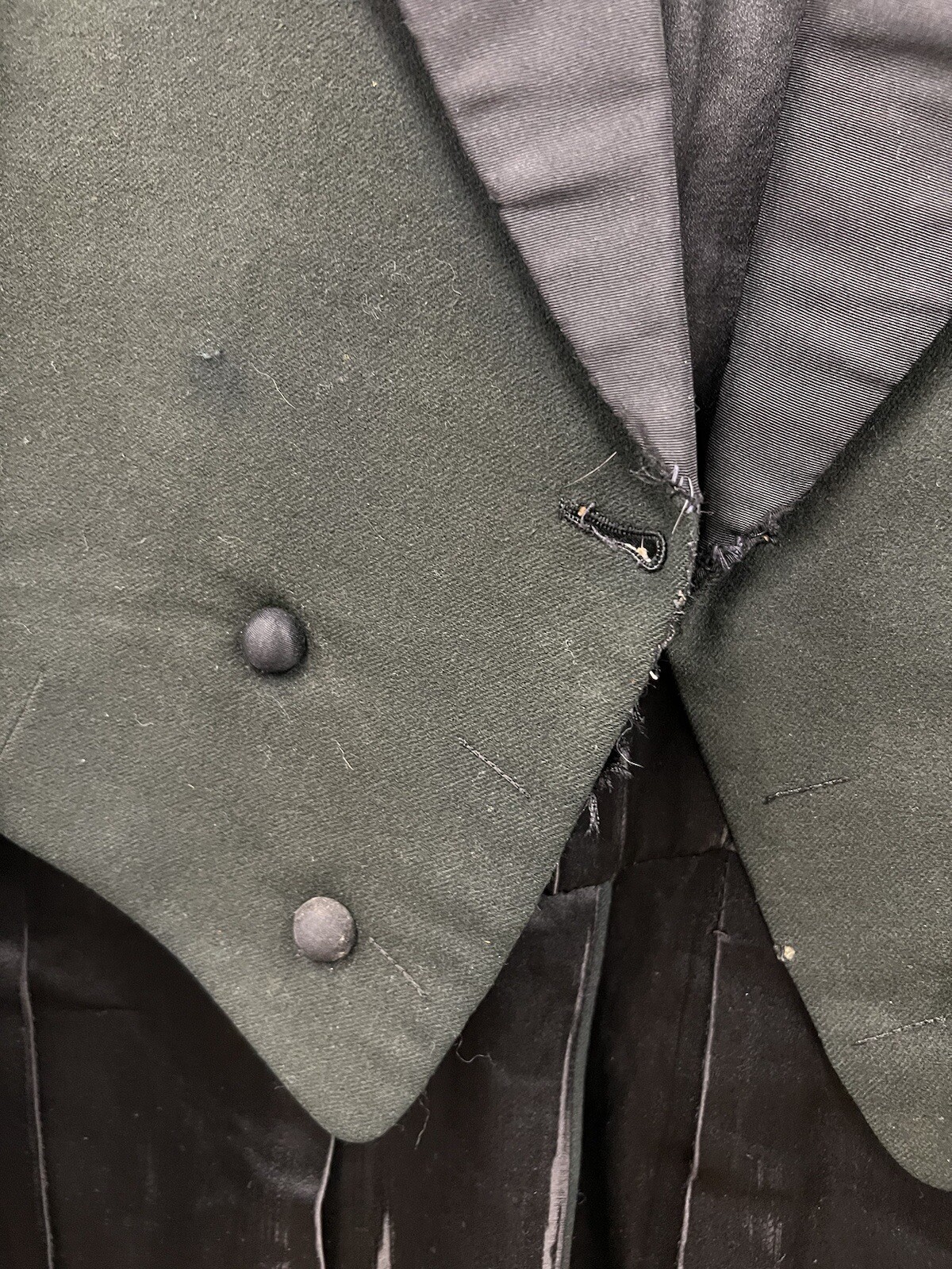 Antique Victorian Edwardian Era Mens Suit Jacket Tail… - Gem