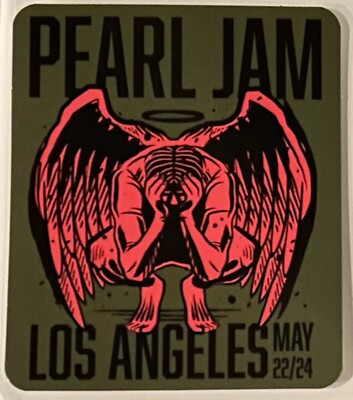 Pearl Jam Sticker Los Angeles N2 5/22/2024 Eddie Vedder Dark Matter ...