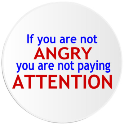 If You Are Not Angry Not Paying Attention - 10 Pack Circle Stickers 3 ...