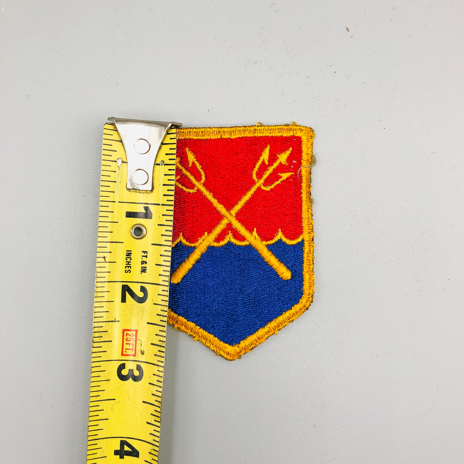 WW2 US Army Patch Eastern Defense Command Crossed Trident Pitchfork No ...
