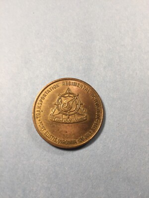 US Army Challenge Coin -US Army Transportation Corps Ft. Eustis, VA ...