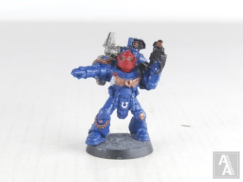 (1750) Sergeant Chronus Ultramarines Adeptus Astartes 40k 30k Warhammer ...