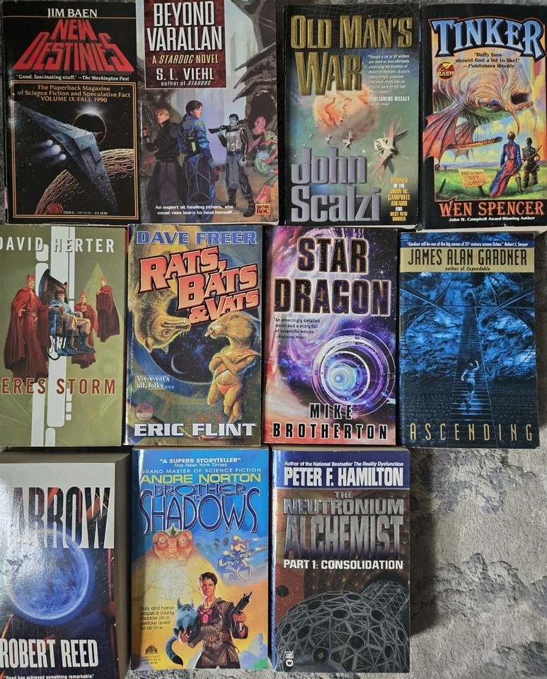 Vintage Sci Fi Books Science Fiction Paperback Lot Of Random 10 | eBay