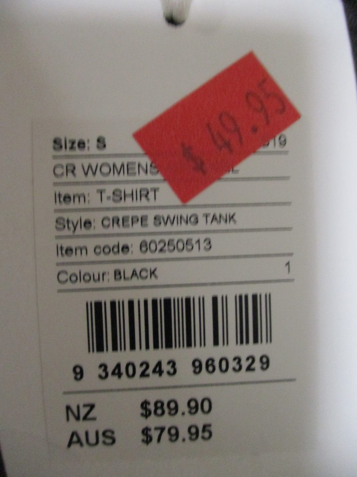 NEW WITH TAGS COUNTRY ROAD SIZE S / 10 BLACK TEXTURED SLEEVELESS TOP ...