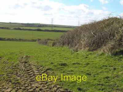 Photo 6x4 Field boundary near Hendraburnick Another of the huge banks ...