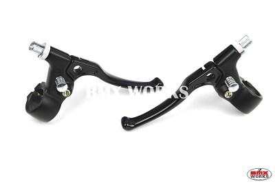 Dia-Compe MX183 - Tech 5 BMX Brake Levers Pair - Black - Suits Old ...